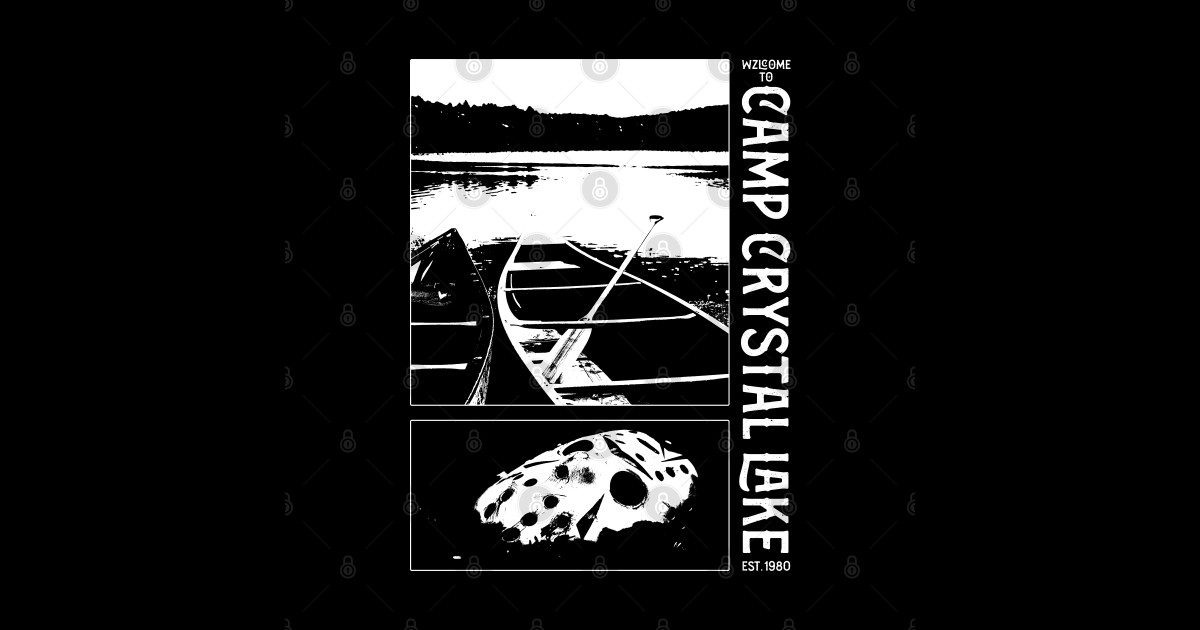 Camp Crystal Lake - Camp Crystal Lake - Sticker | TeePublic