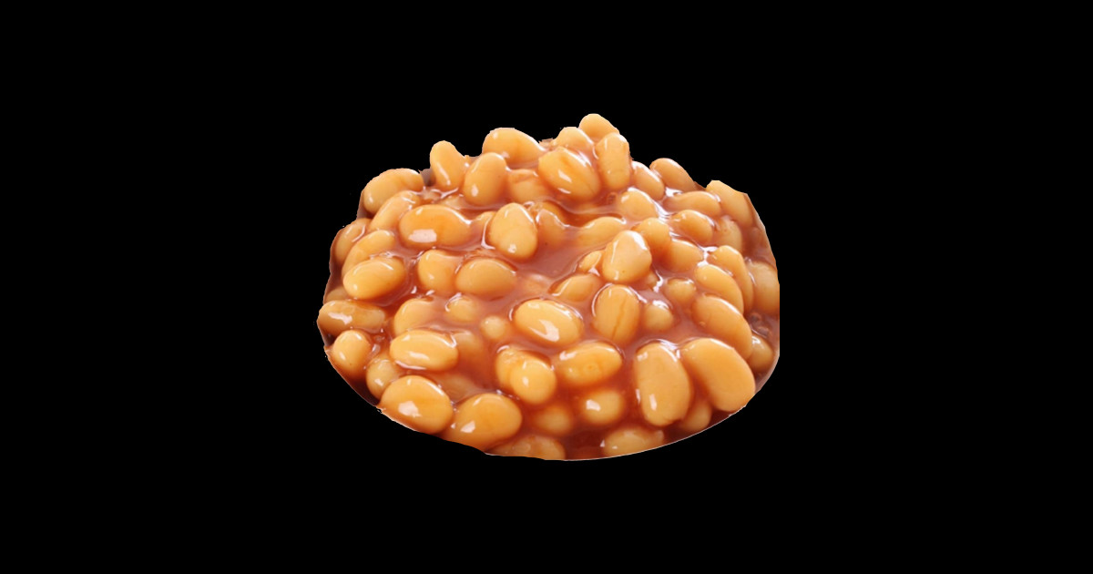 Bean Blob Funny Meme Design - Baked Beans - Baked Beans - Sticker ...