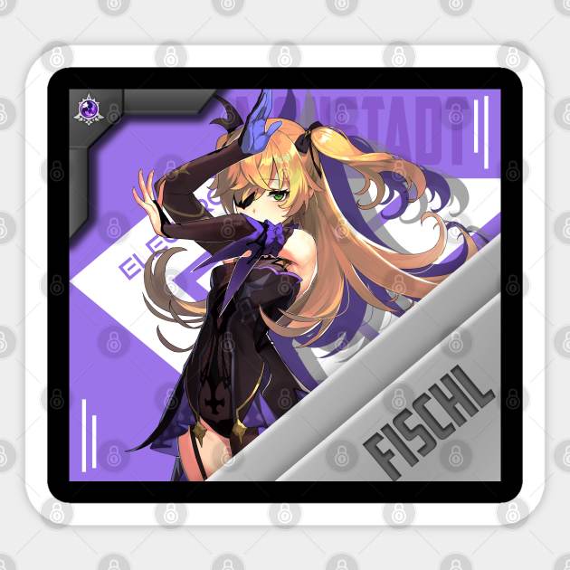Fischl Design 2022 - Genshin Impact - Sticker | TeePublic