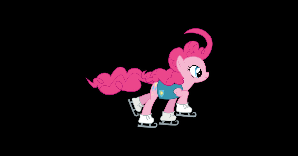 Ice Skater Pinkie Pie 2 - My Little Pony - Sticker | TeePublic