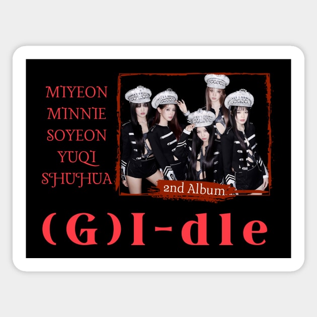 (G)I-dle TWO - G Idle - Sticker | TeePublic