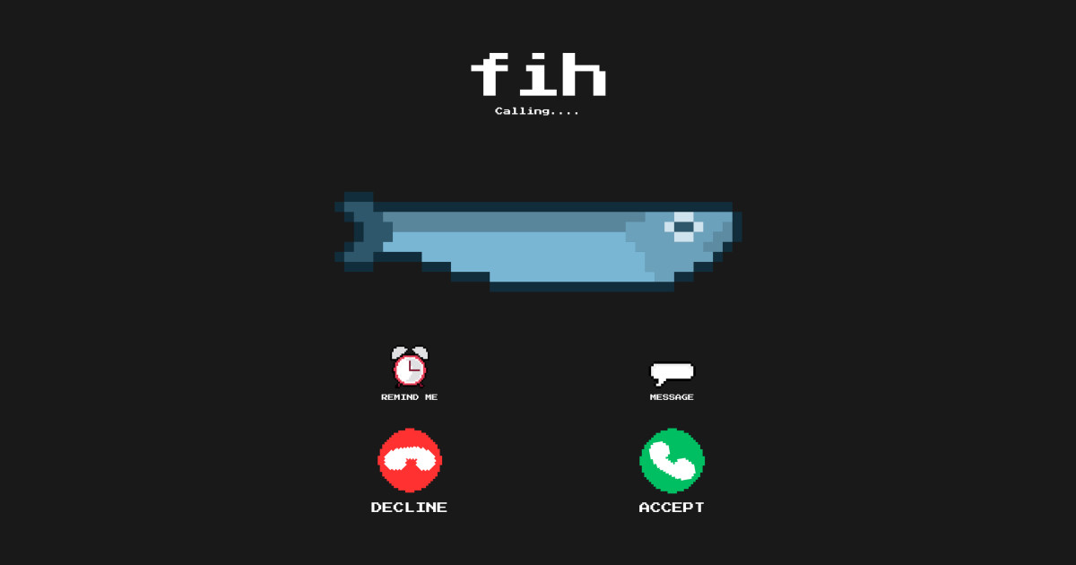 Fih meme pixel version - Fish - T-Shirt | TeePublic