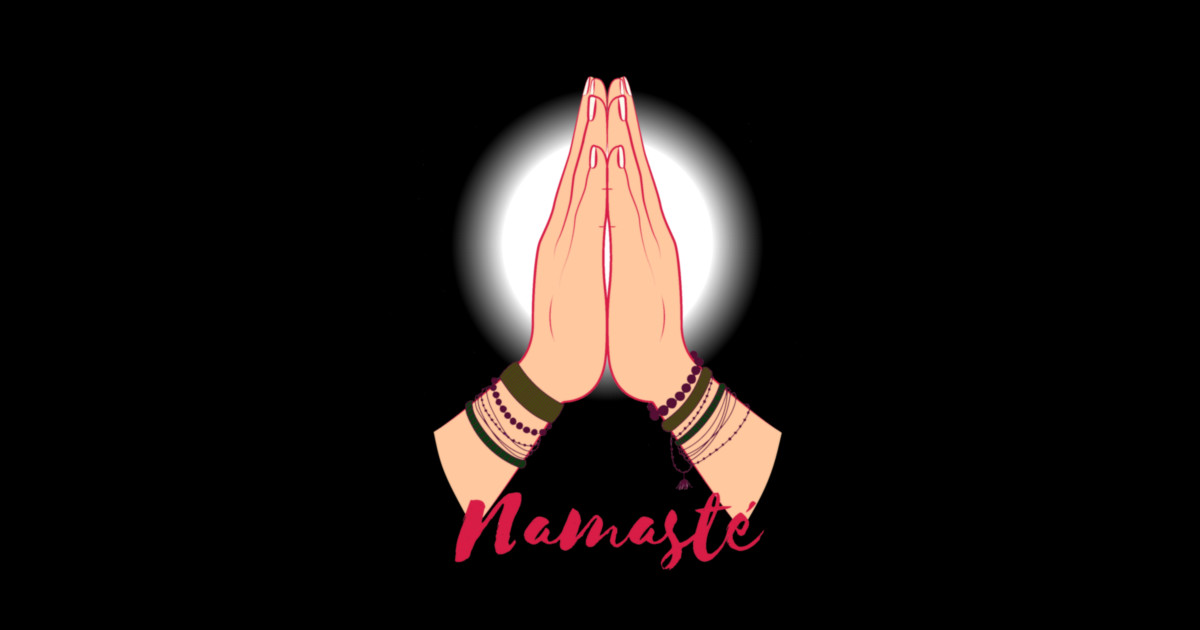 Namaste Hands 2 - On the Back of - Namaste - Posters and Art Prints ...
