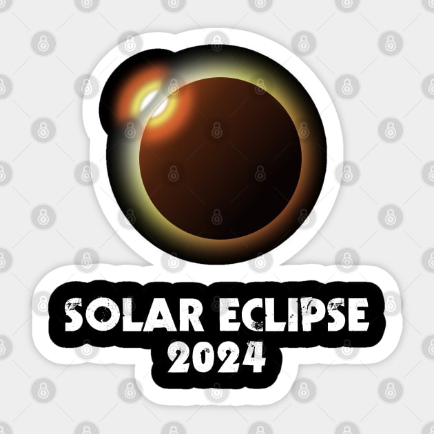 Solar Eclipse 2024 - Eclipse - Sticker | TeePublic