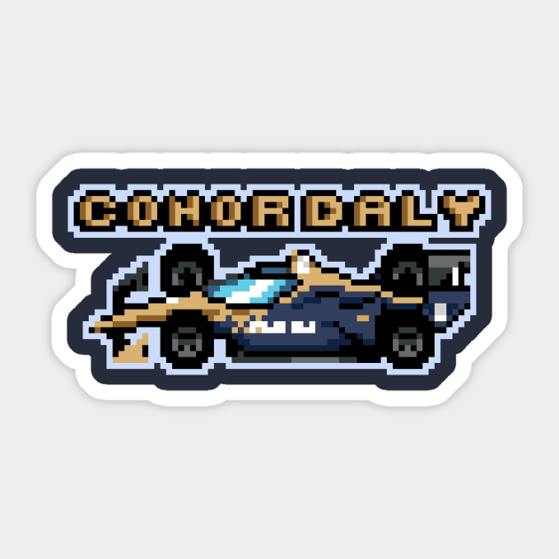 Conor Daly '23 Old School - Conor Daly - Sticker | TeePublic