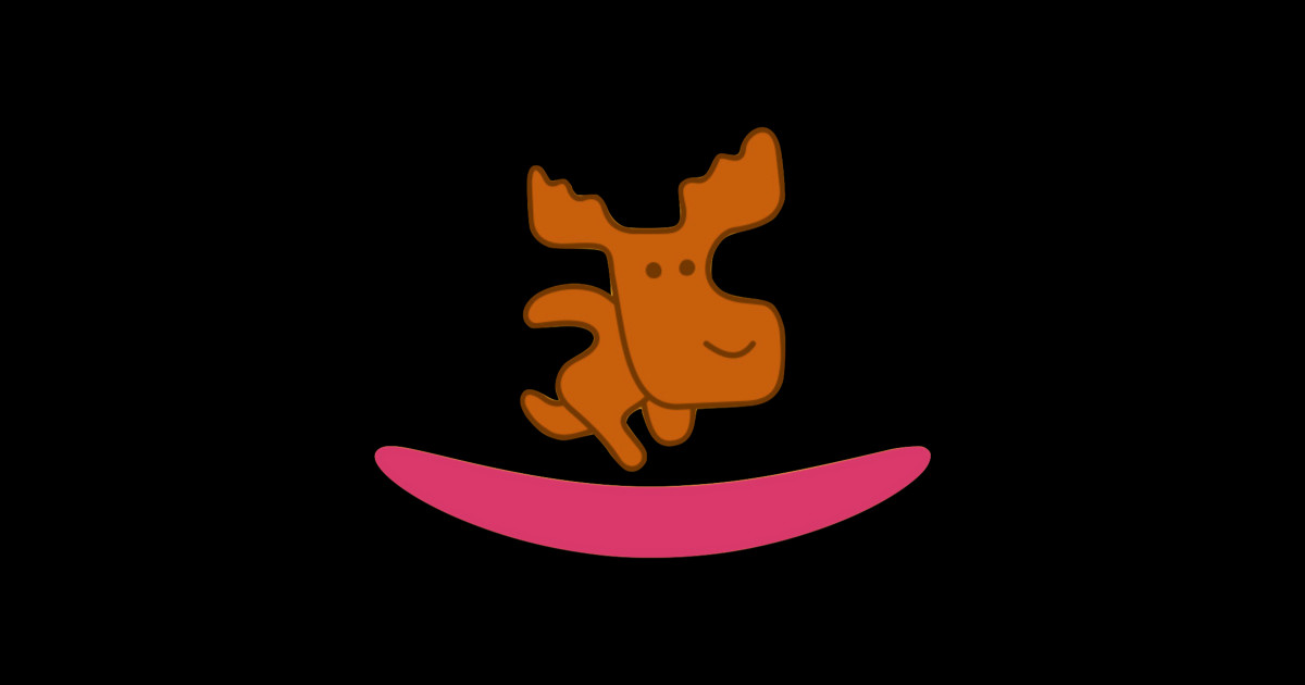Mabel Pines Running Moose - Gravity Falls - Sticker | TeePublic