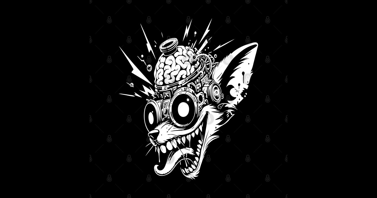 Psycho Rat - Mad Scientist - Sticker | TeePublic
