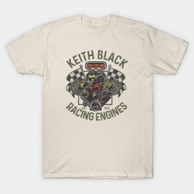 Vintage Keith Black Racing Engine 1959 - Drag Racing - T-Shirt | TeePublic