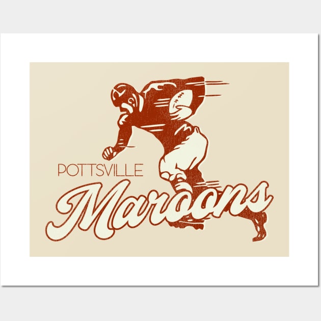 Defunct Pottsville Maroons Football Team - Football - Posters and Art ...