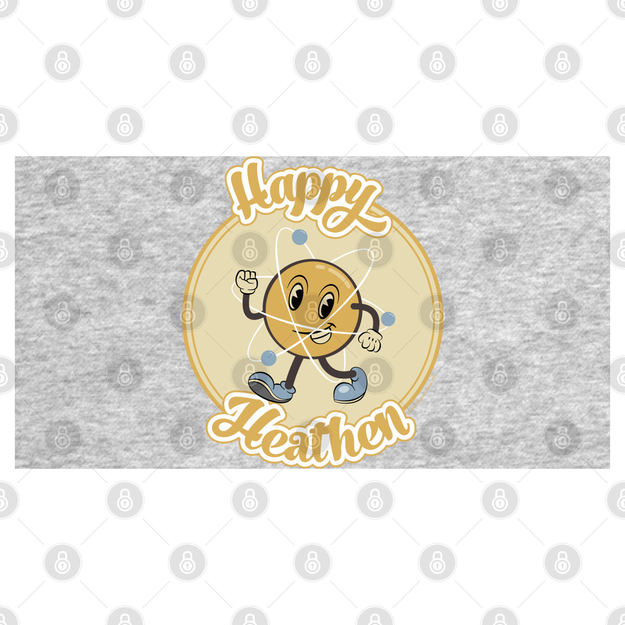 Happy Heathen - Atheist - T-Shirt | TeePublic