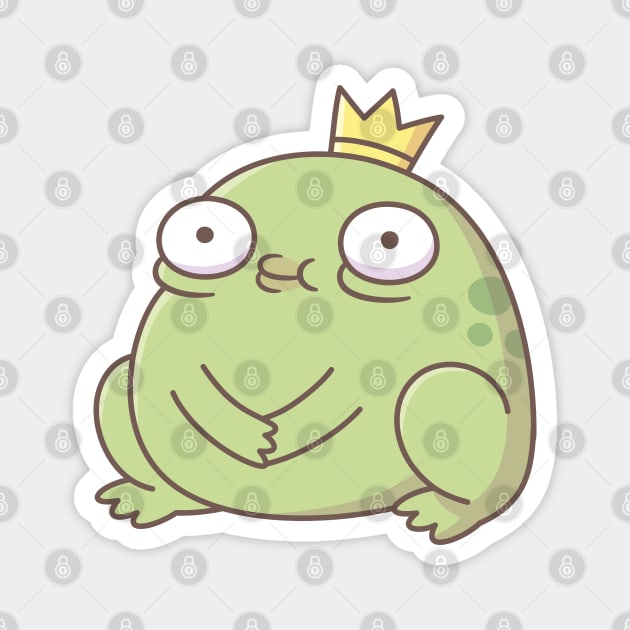 Ugly Cute Frog Prince - Frog Prince - Magnet | TeePublic