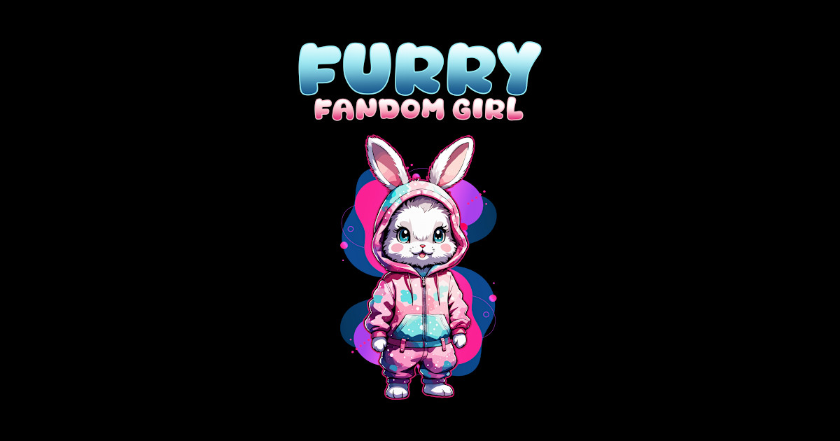 Furry Fandom Girl I Rabbit Furries Fandom Cosplay Furry Posters And