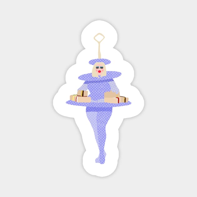 Victoria Scone as High Tea drag - Drag - Magnet | TeePublic