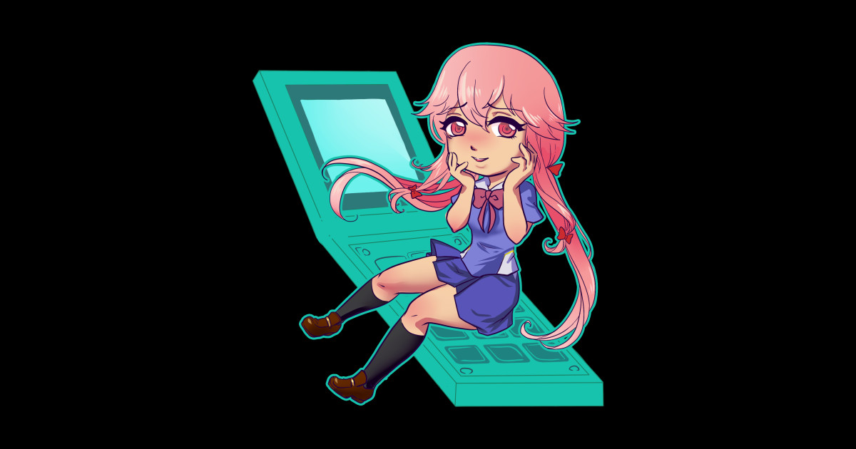 Gasai Yuno - Gasai Yuno - Sticker | TeePublic