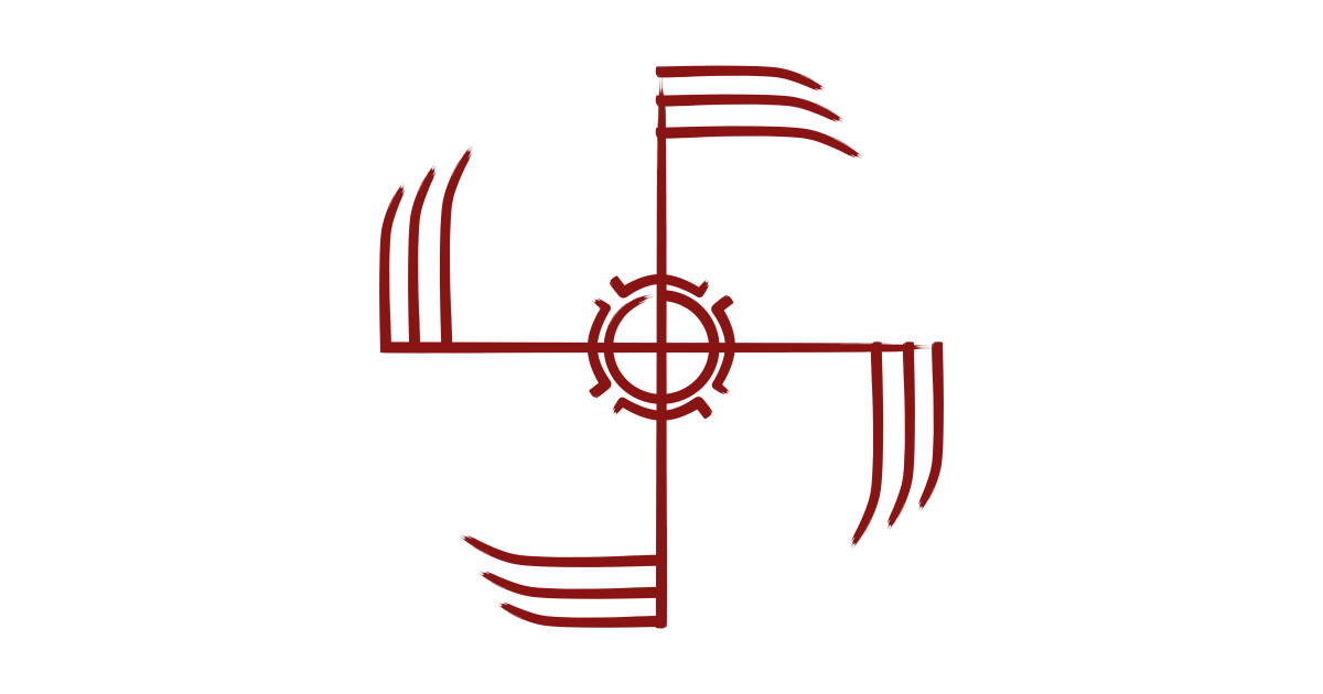 Ginfaxi Icelandic Stave | Magical Viking Symbols - Ginfaxi - Kids T ...