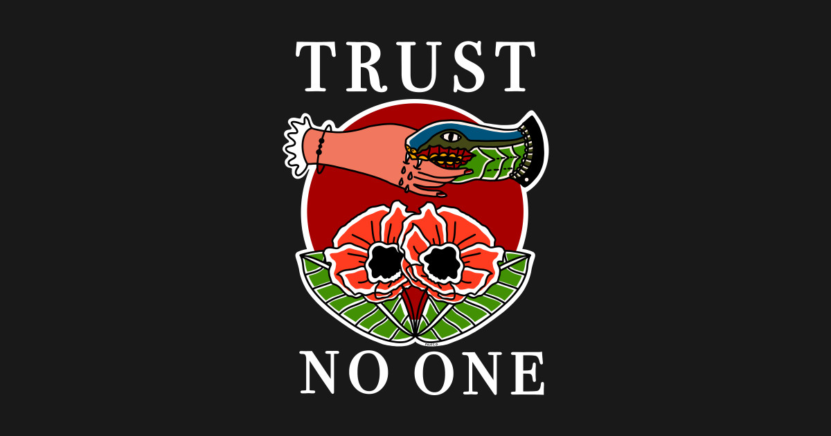 American Traditional Tattoo Trust No One Snake - American Traditional ...