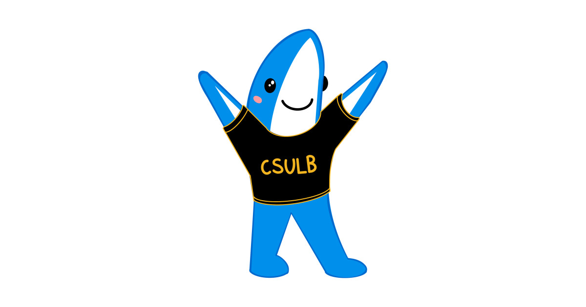 CSULB sharks Elbee - Csulb - T-Shirt | TeePublic