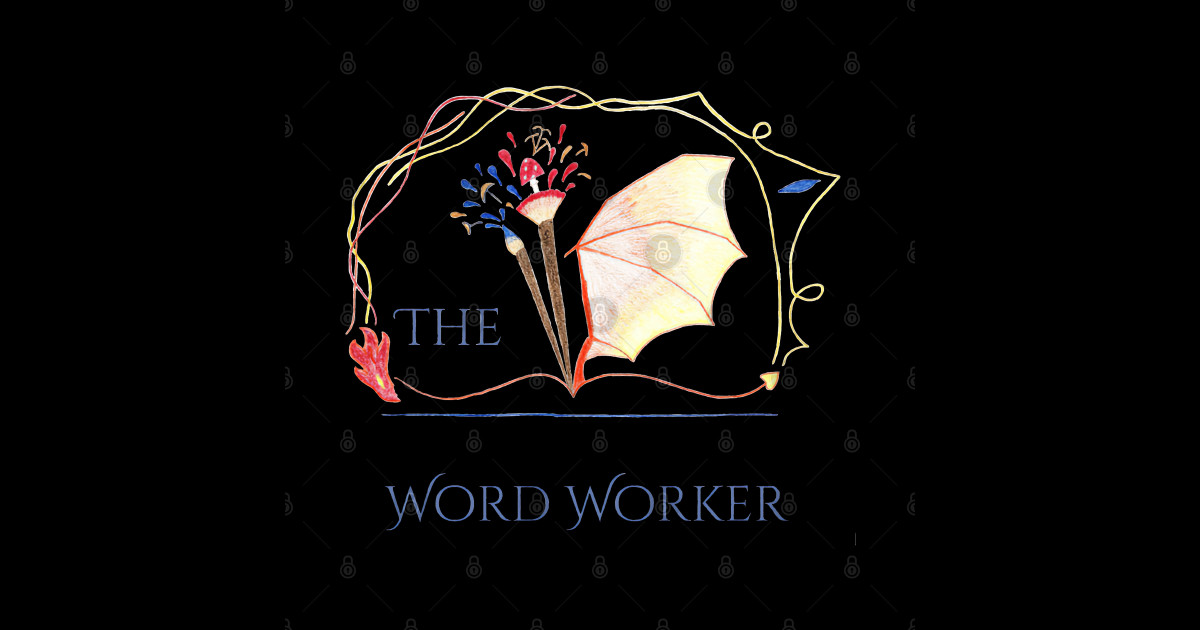 The Word Worker Logo - Logo - Posters and Art Prints | TeePublic