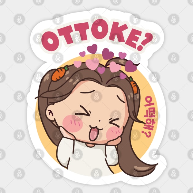 Ottoke? K-Drama Cute Reaction – Korean Aegyo Chibi - K Drama - Sticker ...