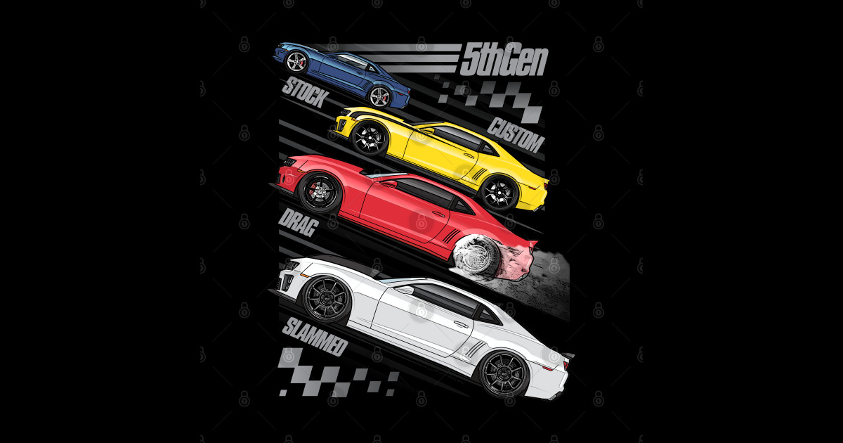 5th Generation - 5th Gen Camaro - Sticker | TeePublic