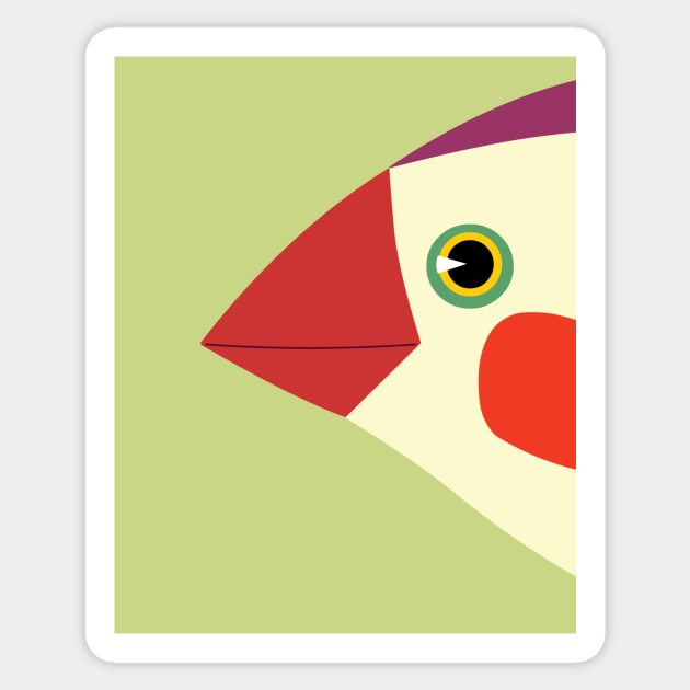 Birdy Num-num - Bird - Sticker | TeePublic