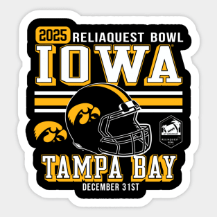 Iowa Reliaquest Bowl 2025 Iowa Reliaque Stickers for Sale | TeePublic