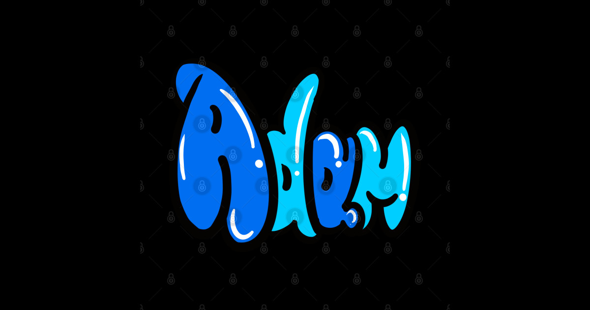 Adam name in blue graffiti calligraphy Top 10 best personalized gifts ...