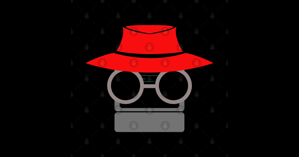 Redhat PC: A Cybersecurity Design - Cybersecurity - Sticker | TeePublic