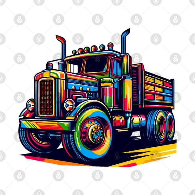 Semi Truck - Semi Truck - T-Shirt | TeePublic
