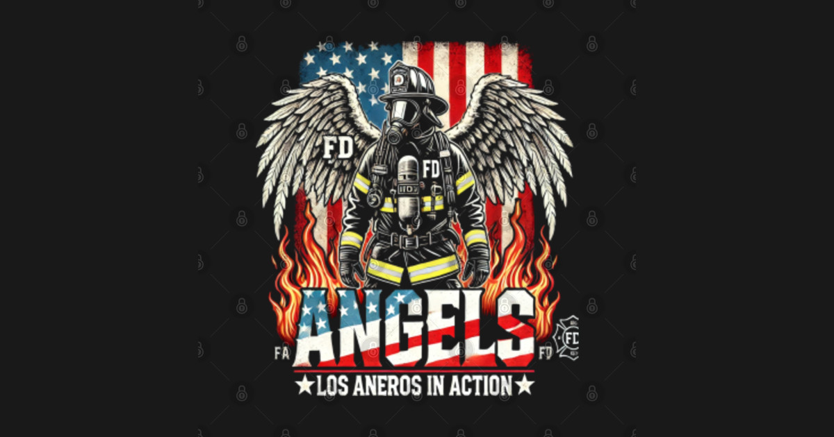Proud LA Firefighters LAFD los angeles firefighters Hero USA - Lafd ...