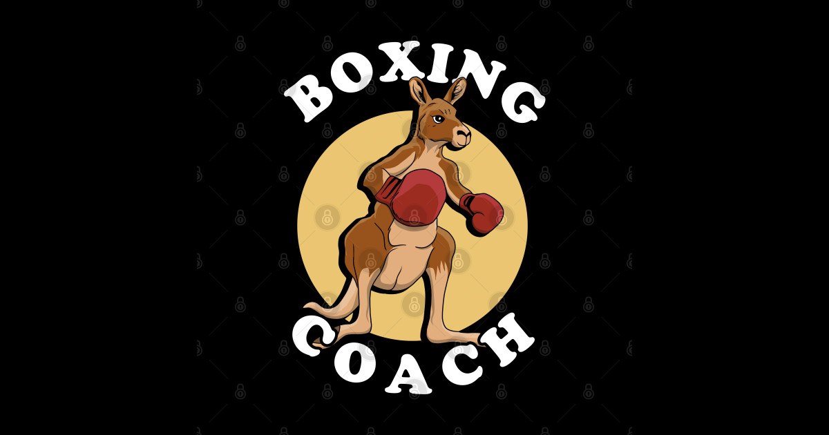Kangaroo Boxing Coach - Boxing - Sticker | TeePublic
