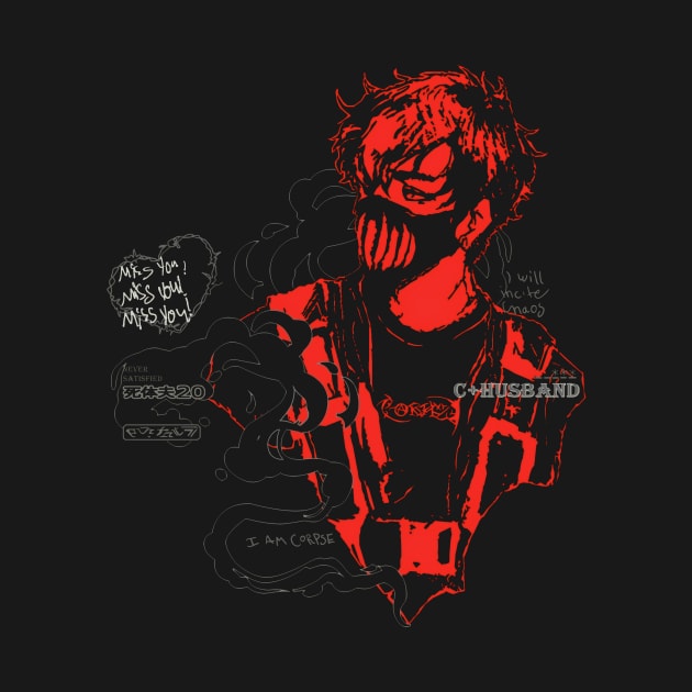 Corpse Husband Design I will incite chaos - Corpse Husband - T-Shirt ...