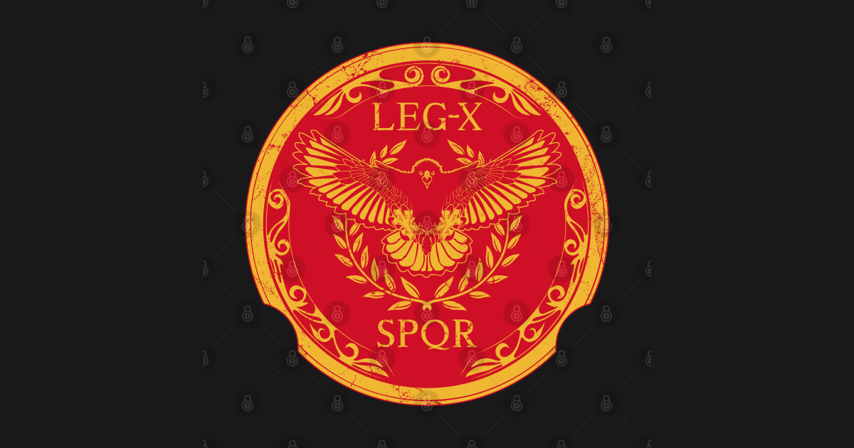 Legio X Equestris Roman Legionary Emblem - Spqr - T-Shirt | TeePublic