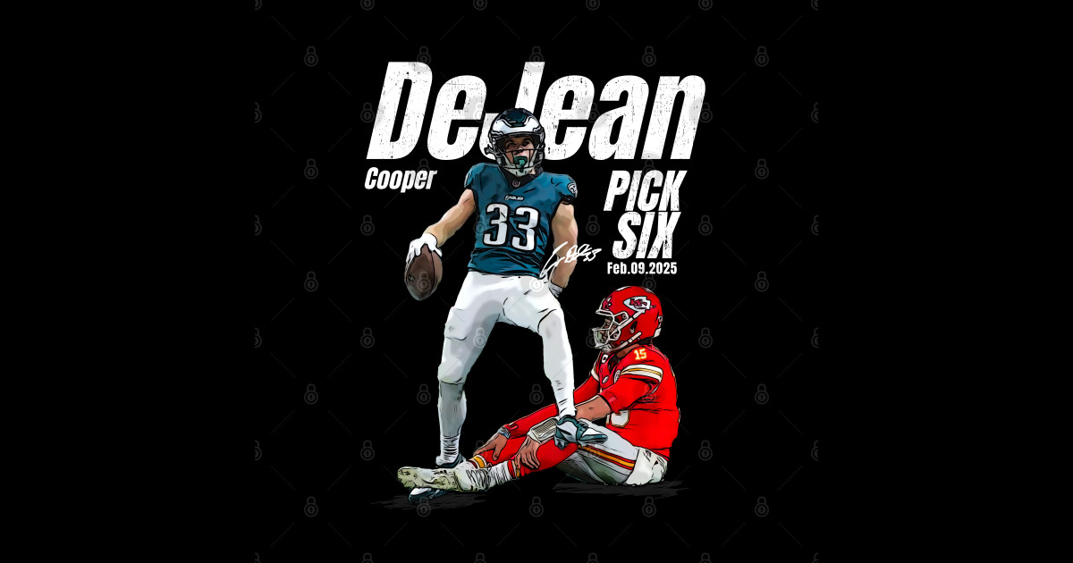 2025 Playoff Final Pick six Cooper DeJean #33 Phil KFCD004 - Cooper ...