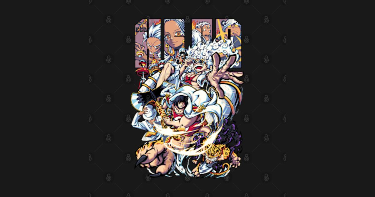 Luffy EggHead Arc - Anime - T-Shirt | TeePublic