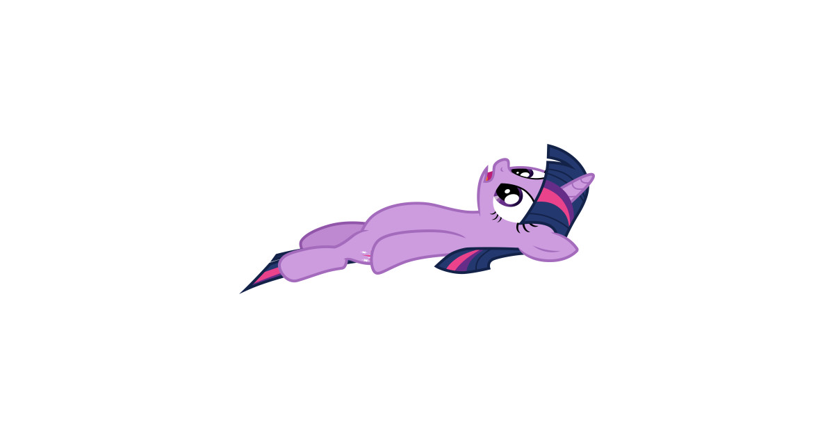 Twilight Sparkle flattened - My Little Pony - T-Shirt | TeePublic