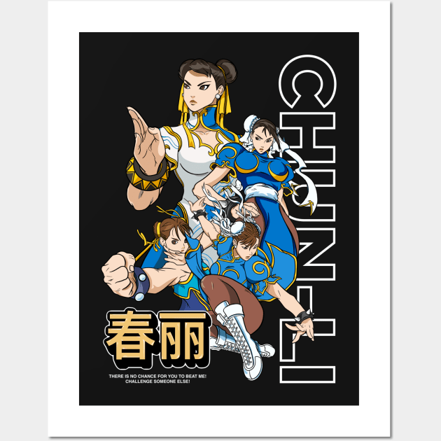 Chun-Li - Chun Li - Posters and Art Prints | TeePublic