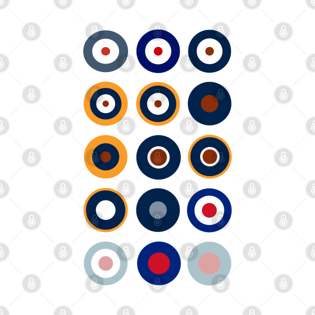 RAF Roundels Royal Air Force History Design - Royal Air Force - T-Shirt ...