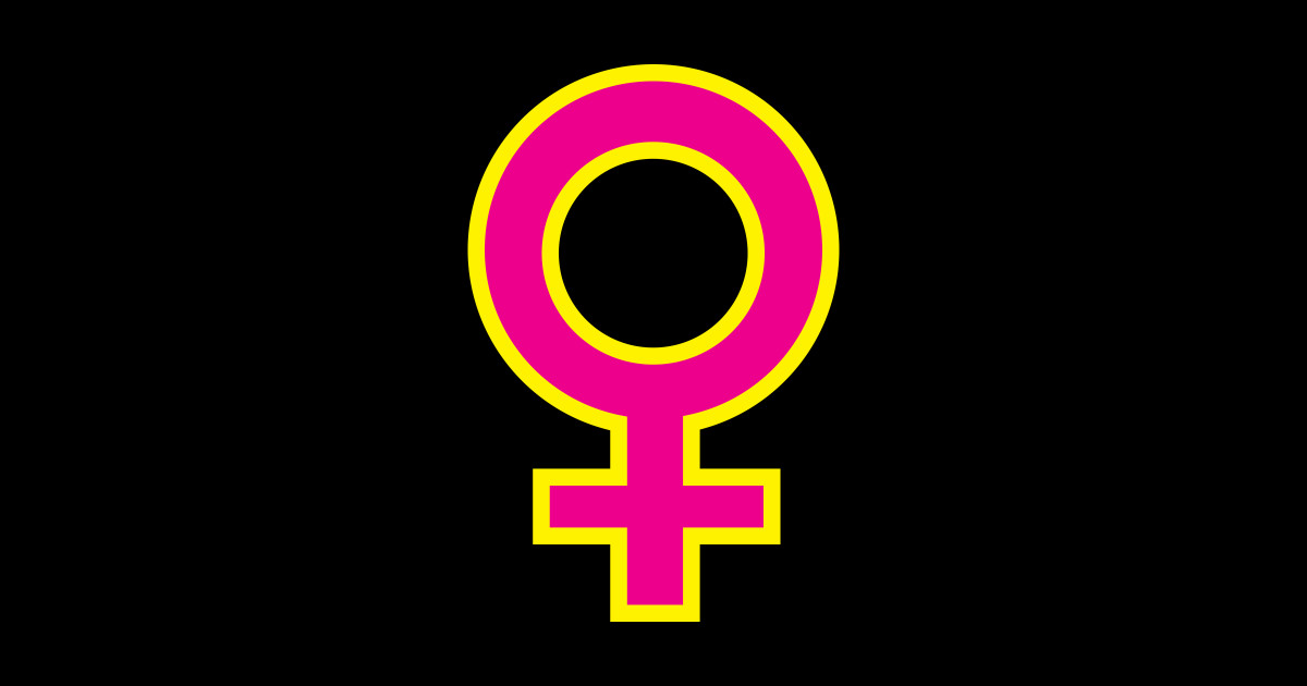Venus Symbol - Female Symbol - Sticker | TeePublic