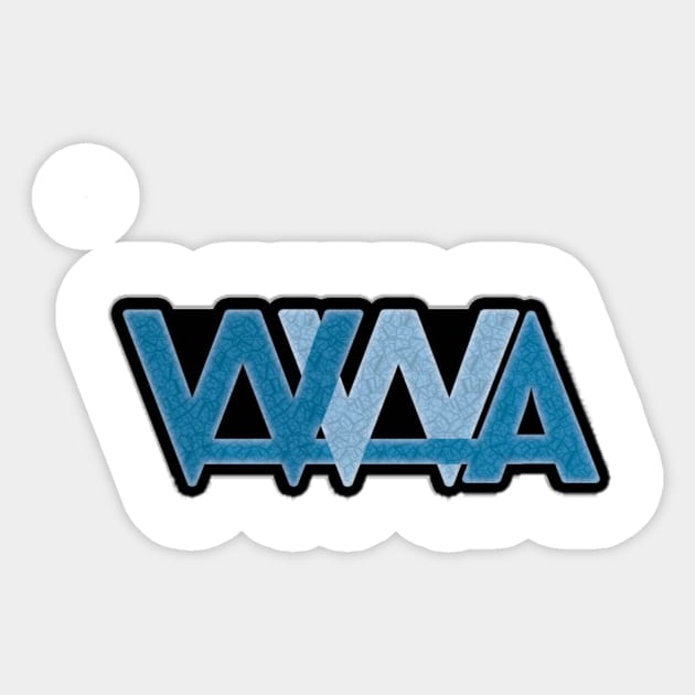 WWA Logo - Wwa Backyard Wrestling - Sticker | TeePublic