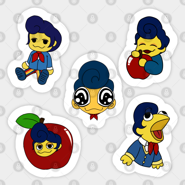 cute wally darling chibi pack - Chibi - Sticker | TeePublic