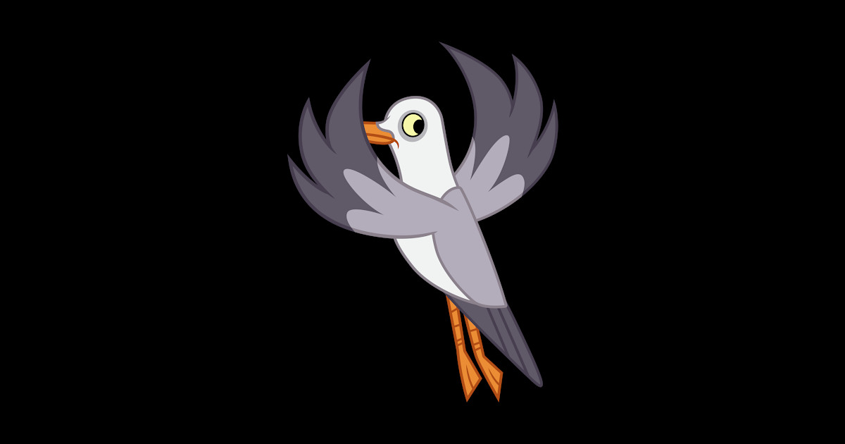 Seagull flying - My Little Pony - Sticker | TeePublic