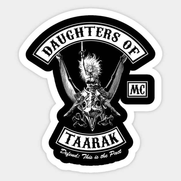 Taarakian Patch (Back Print) - Heavy Metal Film - Sticker | TeePublic