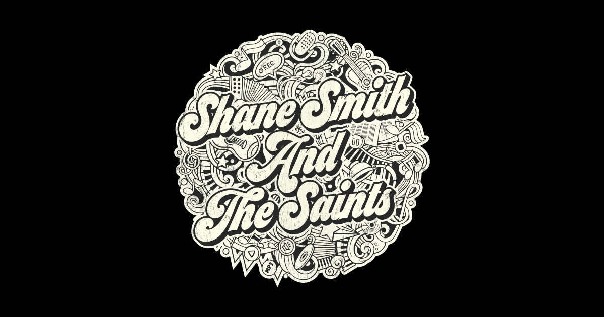 Vintage Circle - Shane Smith and The Saints - Shane Smith - Sticker ...