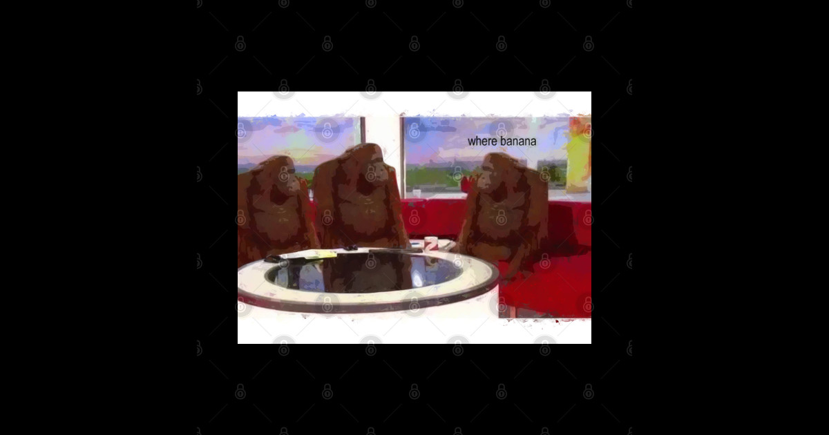 Where banana meme - Memes - Sticker | TeePublic