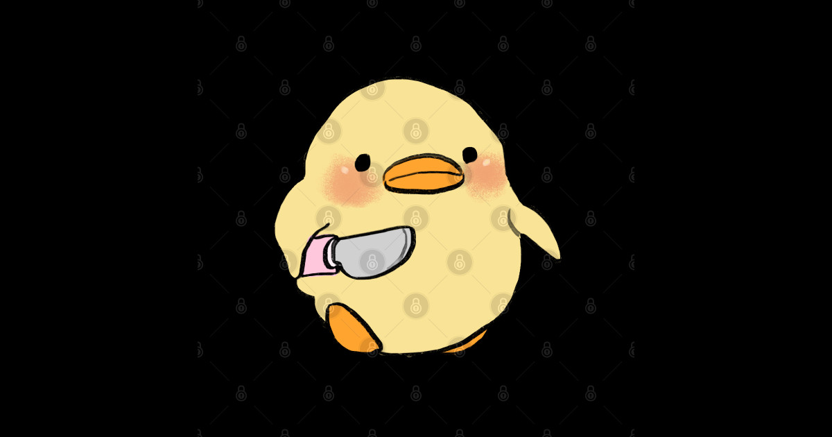 small chick with a knife meme / duck around find out - Duck Meme ...