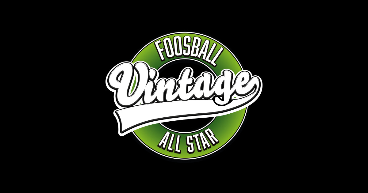 Foosball vintage all star logo - Foosball Vintage - Sticker | TeePublic