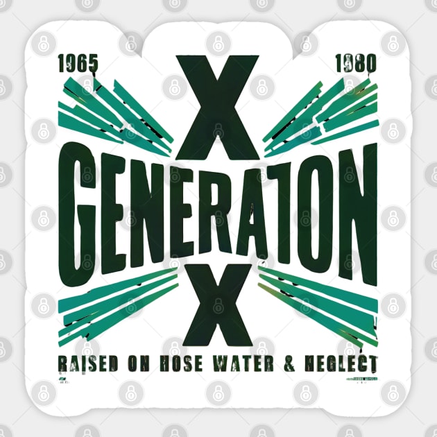 Generation X - Generation X 1965 1980 - Sticker | TeePublic