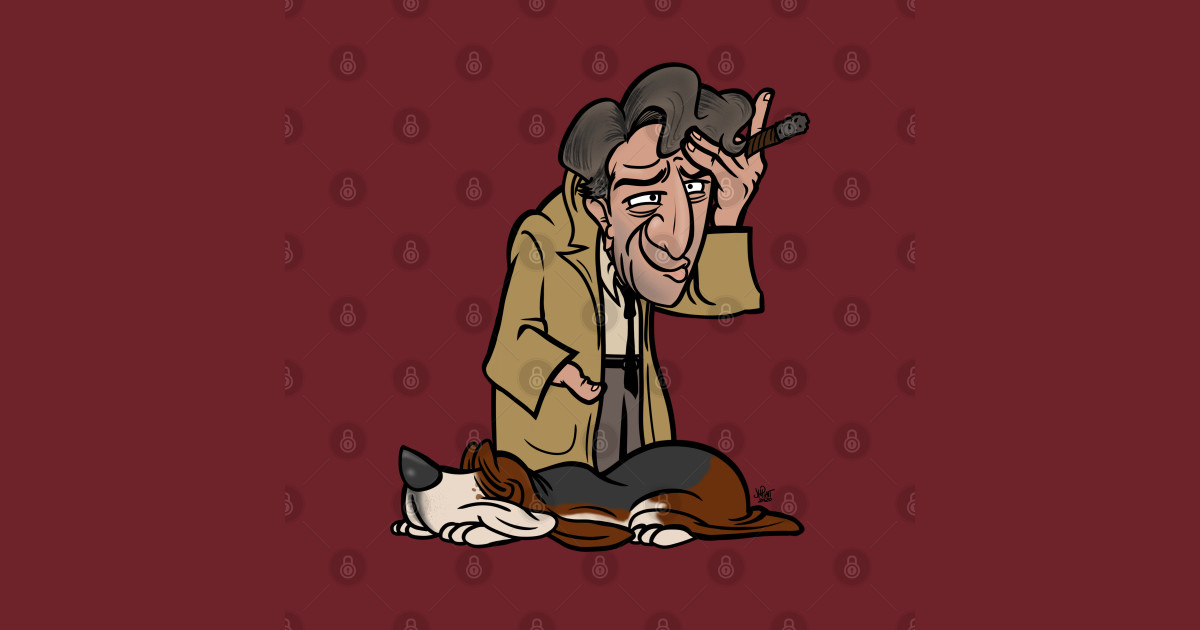 Columbo and his dog - Columbo - T-Shirt | TeePublic