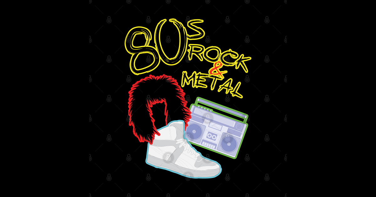 80's ROCK - 80s Rock - T-Shirt | TeePublic
